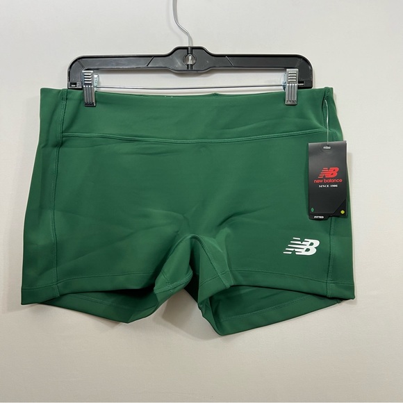 New Balance | Shorts | Nwt New Balance Womens Boy Shorts Green Fitted ...